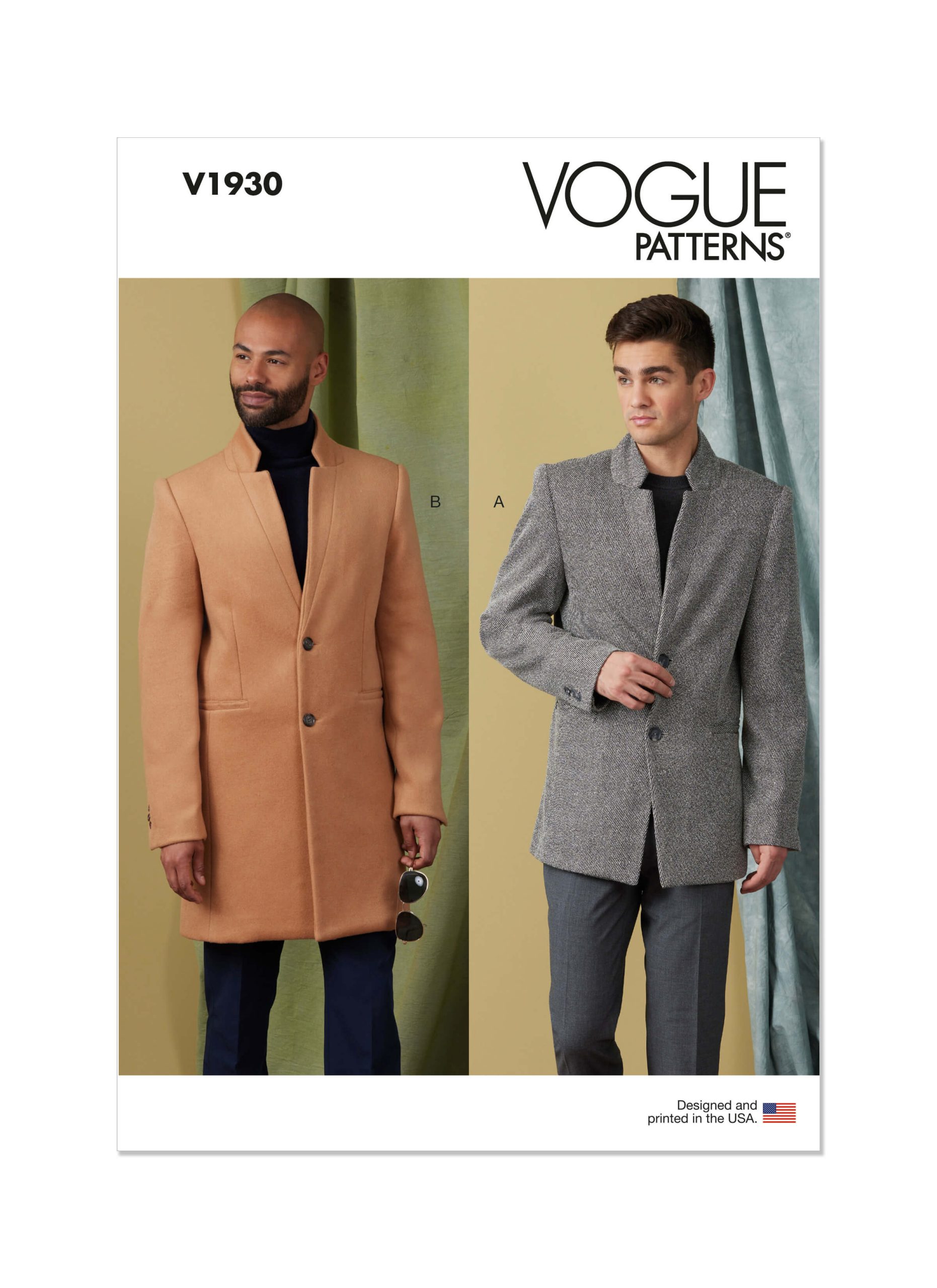 Vogue Patterns V1930 Men’s Coat - Sewdirect Australia