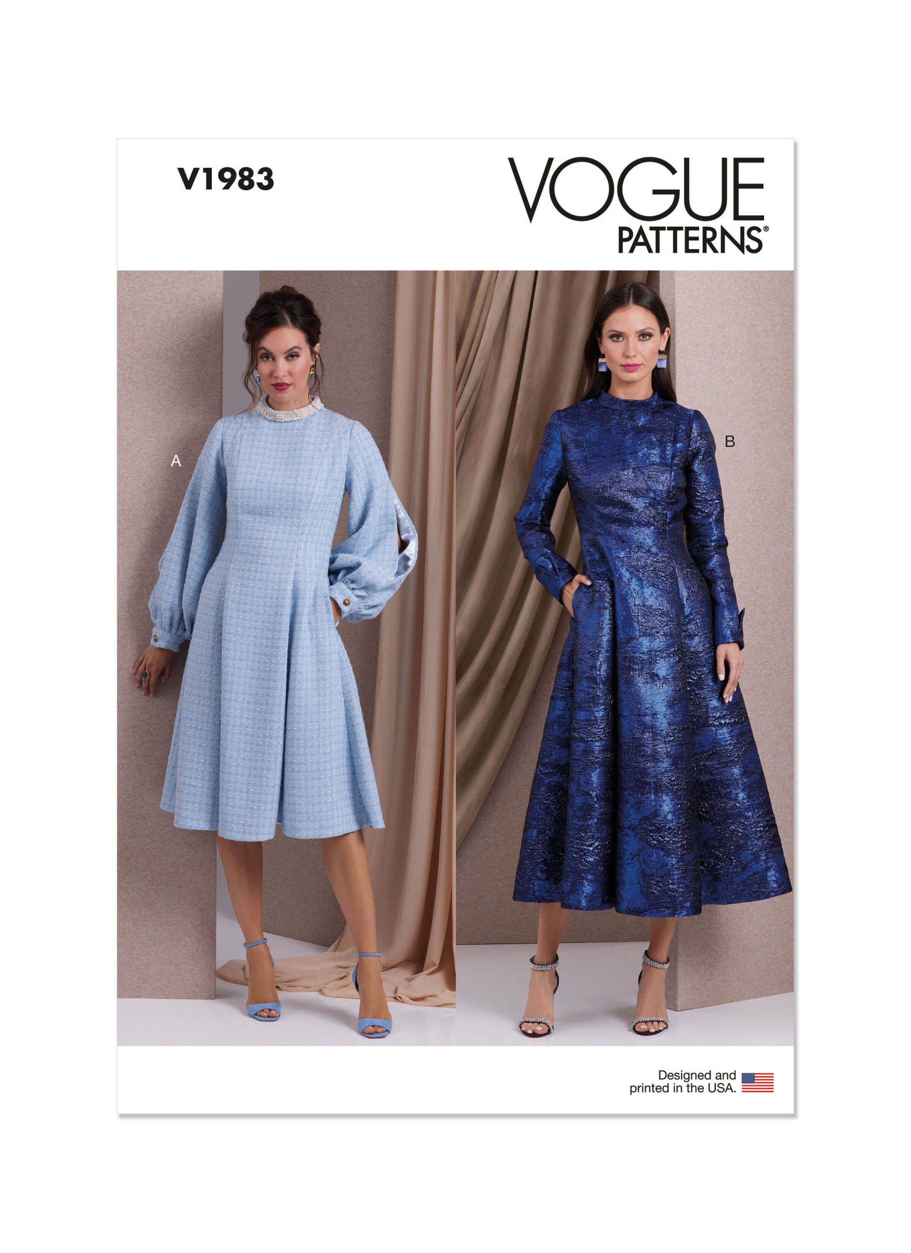 Vogue Patterns V1983 Misses’ Dresses - Sewdirect Australia
