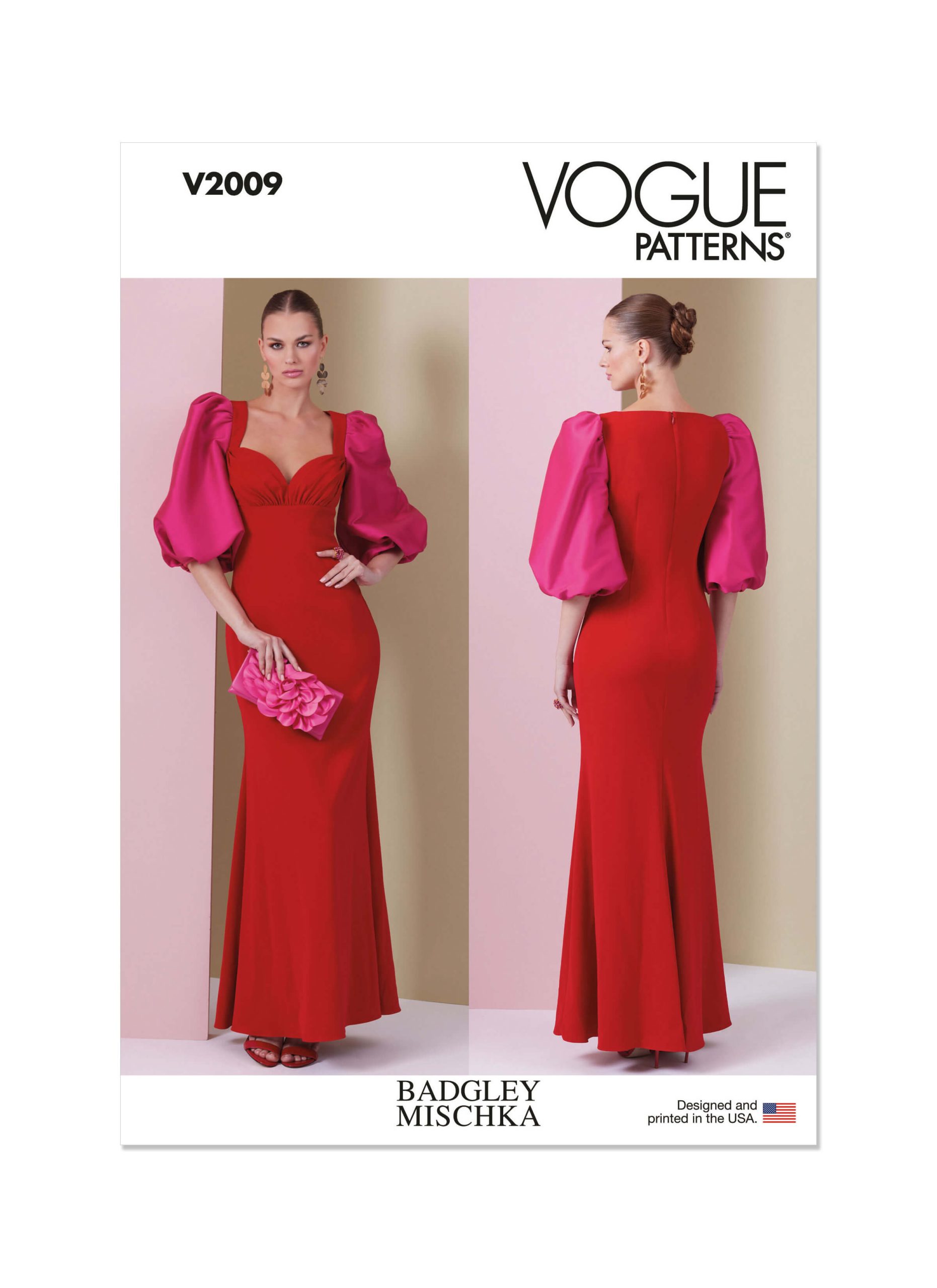 Vogue Patterns V2009 Misses’ Dress by Badgley Mischka - Sewdirect Australia