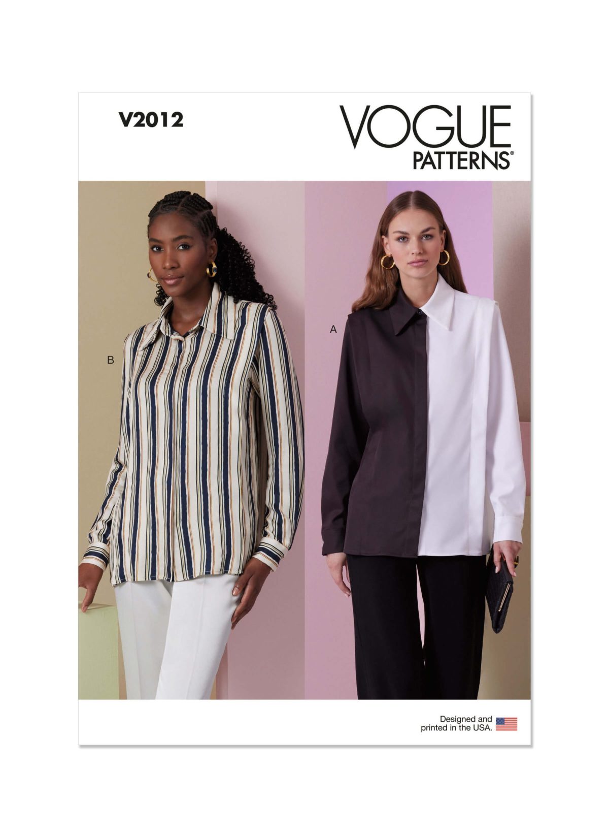 Vogue Patterns V2012 Misses’ Shirt - Sewdirect Australia