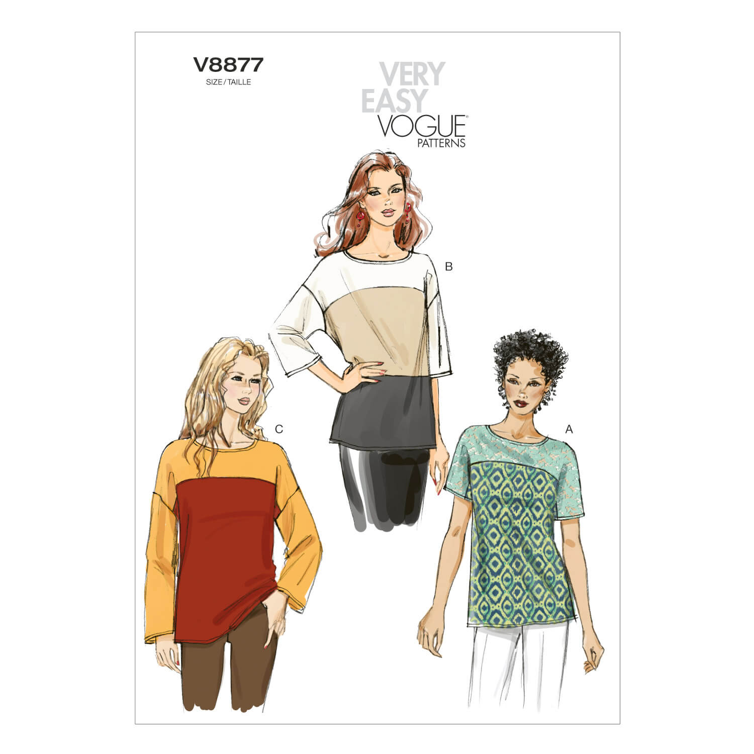 Vogue Patterns V8877 Misses’ Top - Sewdirect Australia