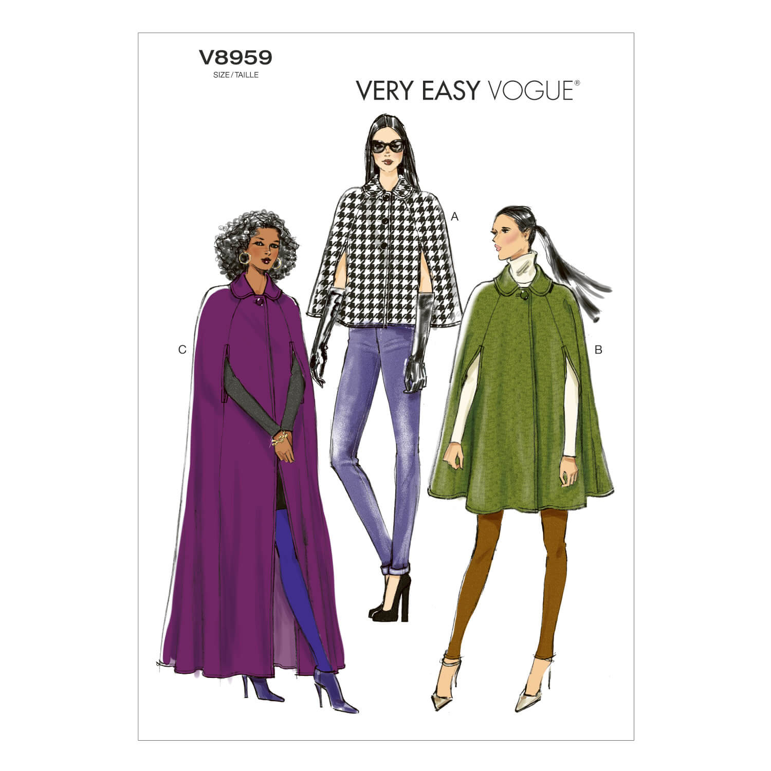 Vogue Patterns V8959 Misses’ Cape - Sewdirect Australia