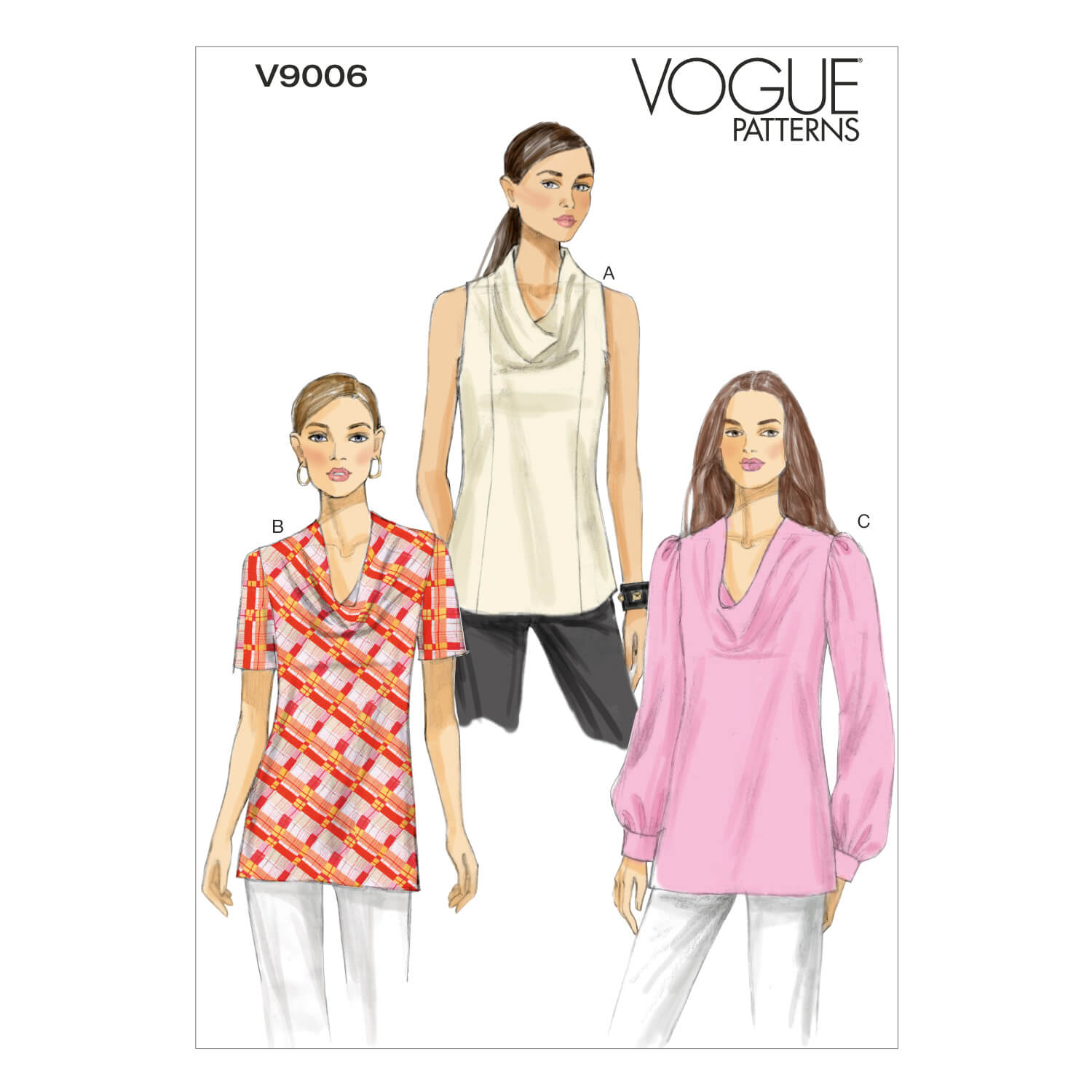 Vogue Patterns V9006 Misses’ Top - Sewdirect Australia