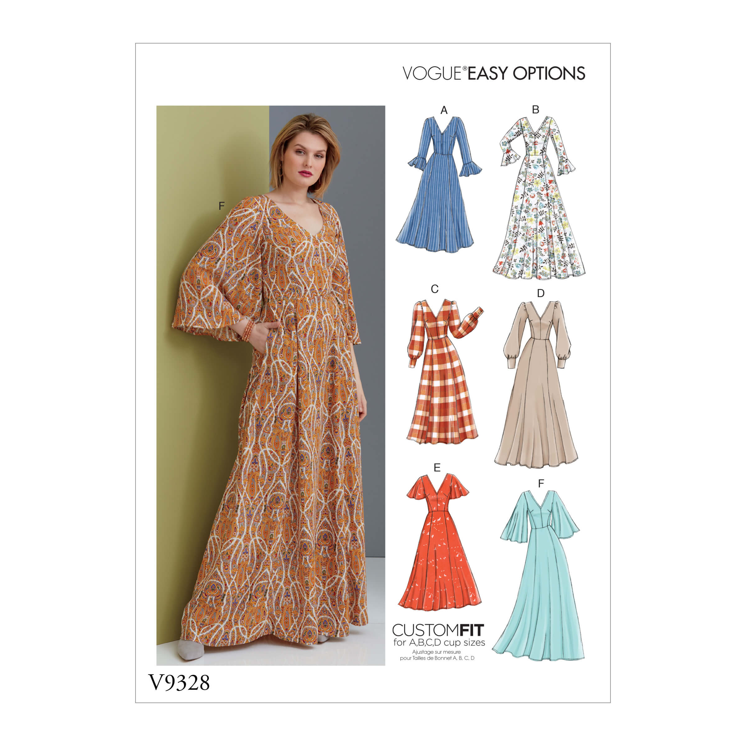 Vogue Patterns V9328 Misses’ Dress - Sewdirect Australia