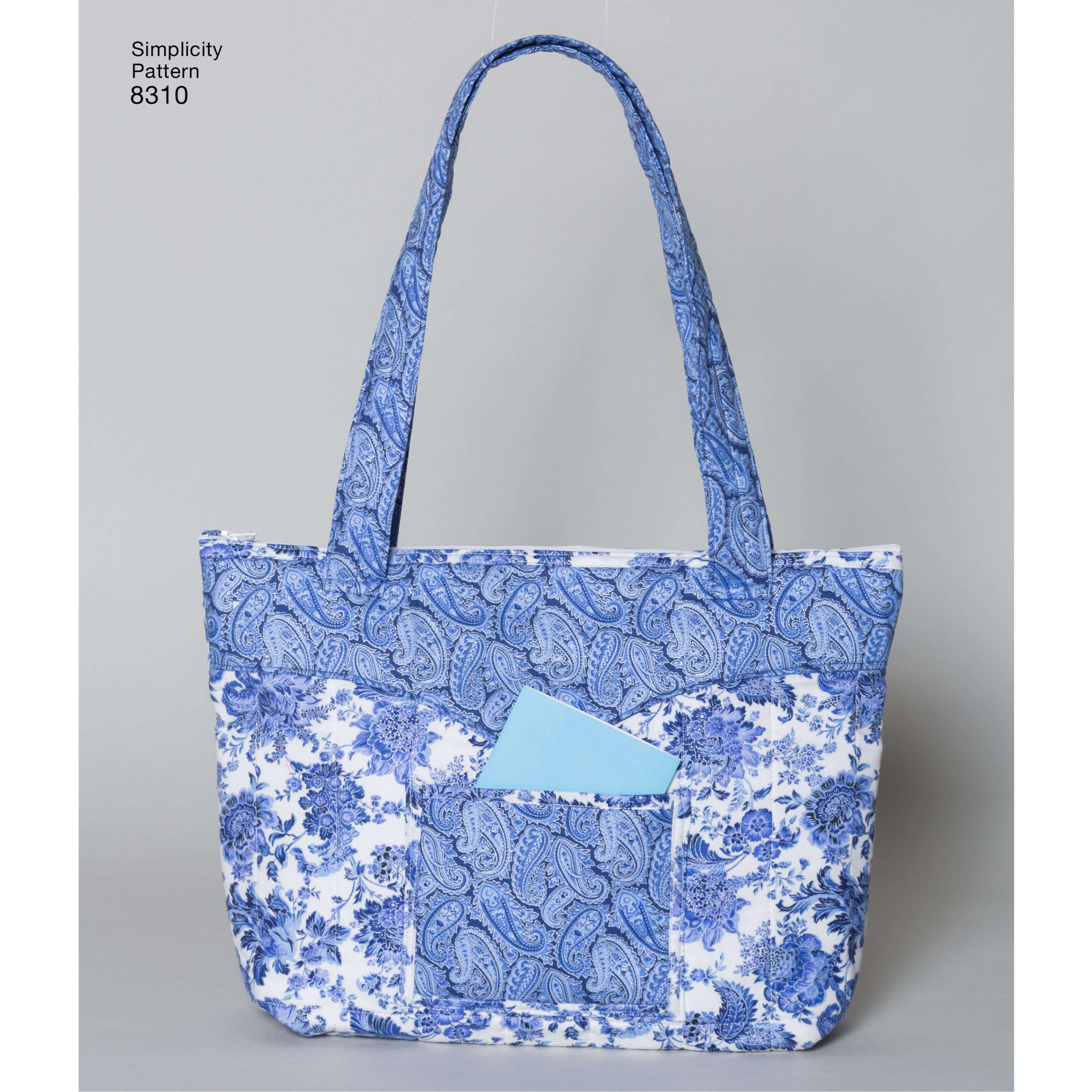 Simplicity Pattern 8310 Quilted Bags in Three Sizes - Sewdirect Australia
