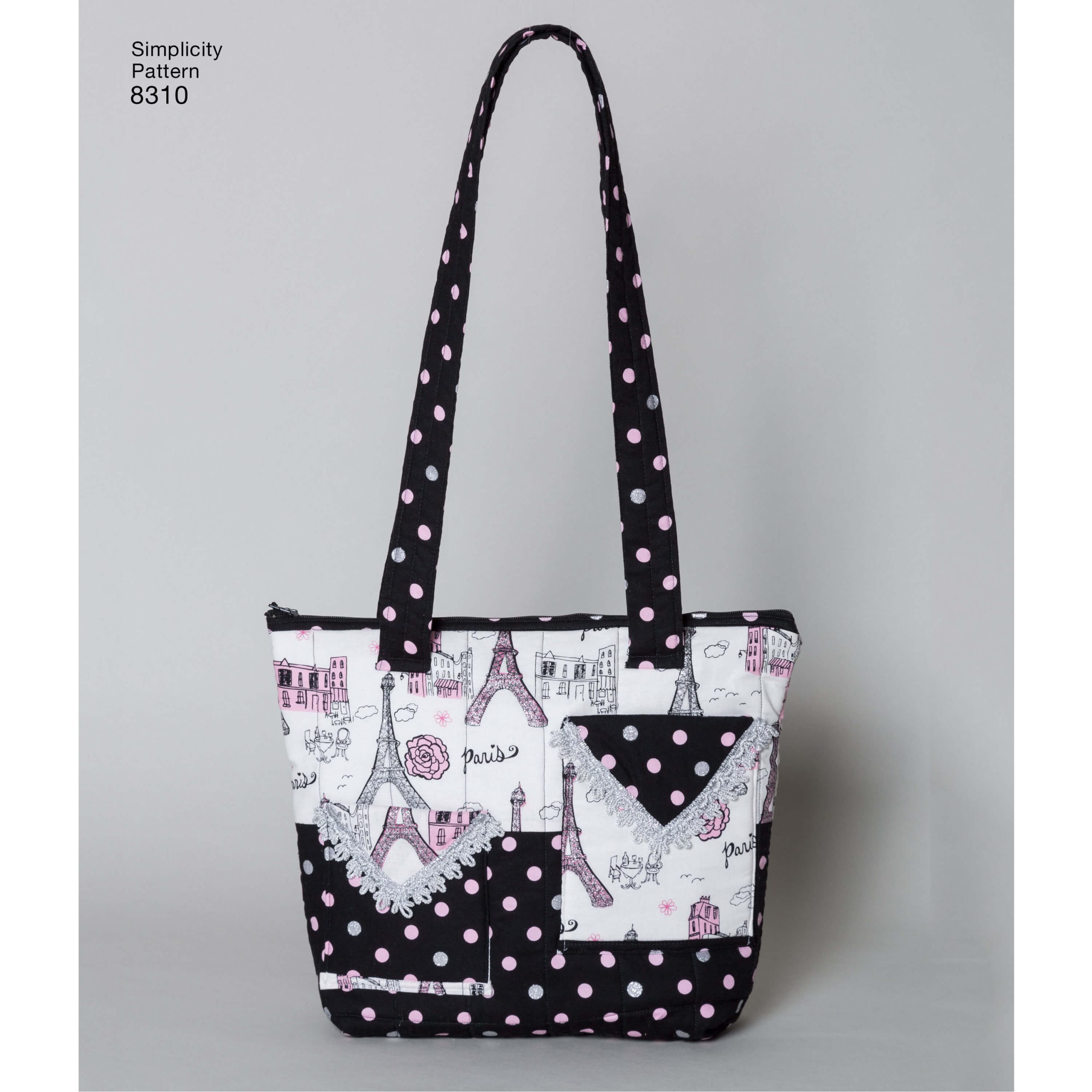 Simplicity Pattern 8310 Quilted Bags in Three Sizes - Sewdirect Australia