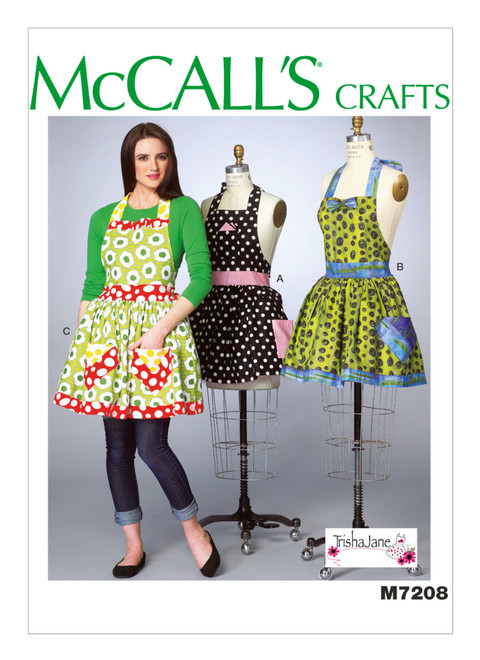 McCall’s Sewing Pattern M7208 Misses’ Gathered Aprons and Petticoat ...