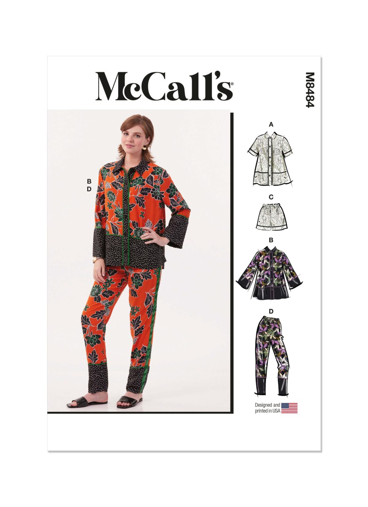 McCall’s Sewing Pattern M8484 Misses’ Pyjamas - Sewdirect Australia