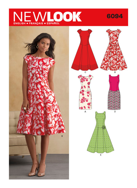 New Look Sewing Pattern N6094 Misses’ Dresses - Sewdirect Australia