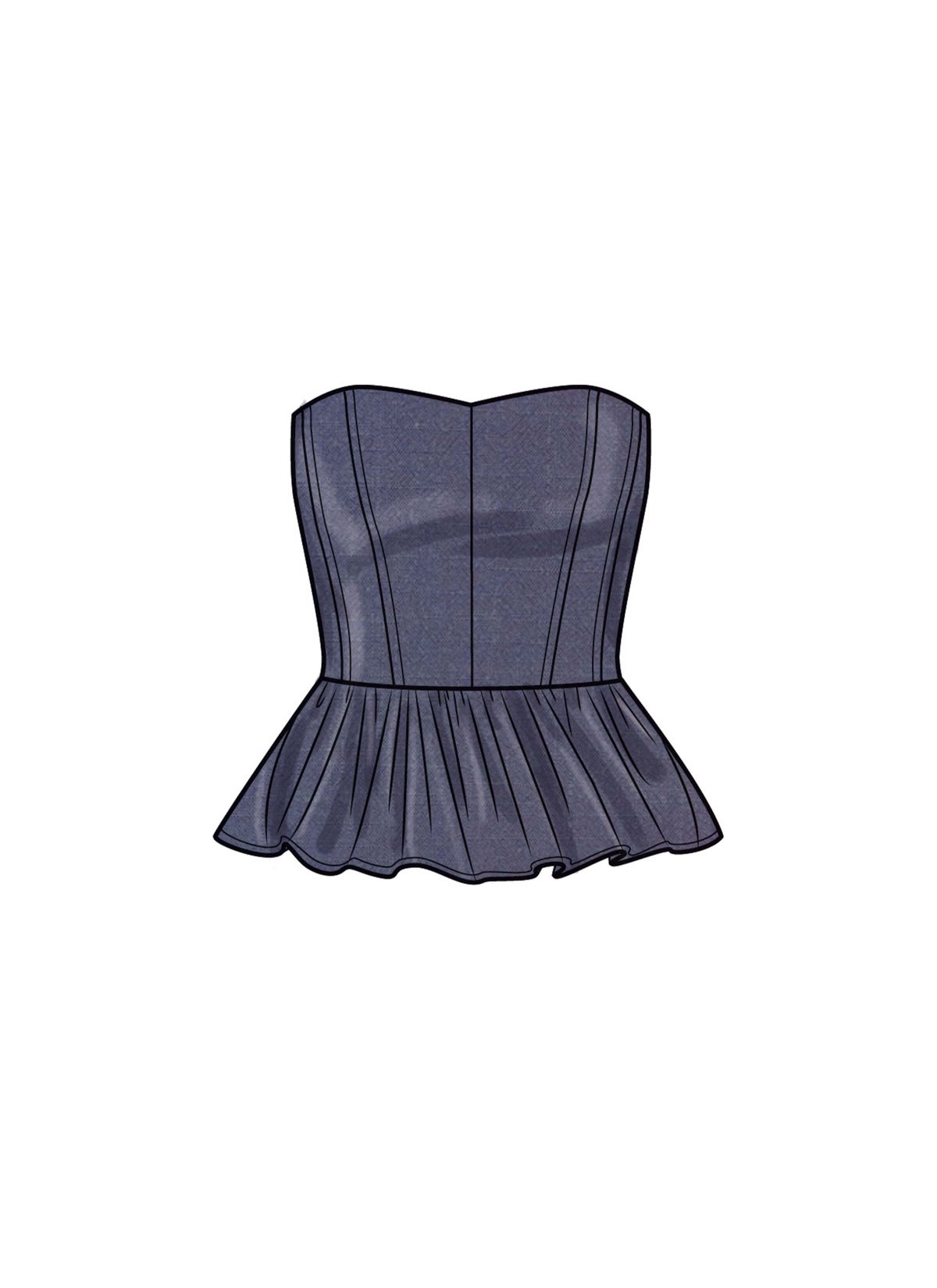 Simplicity Sewing Pattern S9927 Misses’ Corsets, Trousers and Skirt ...