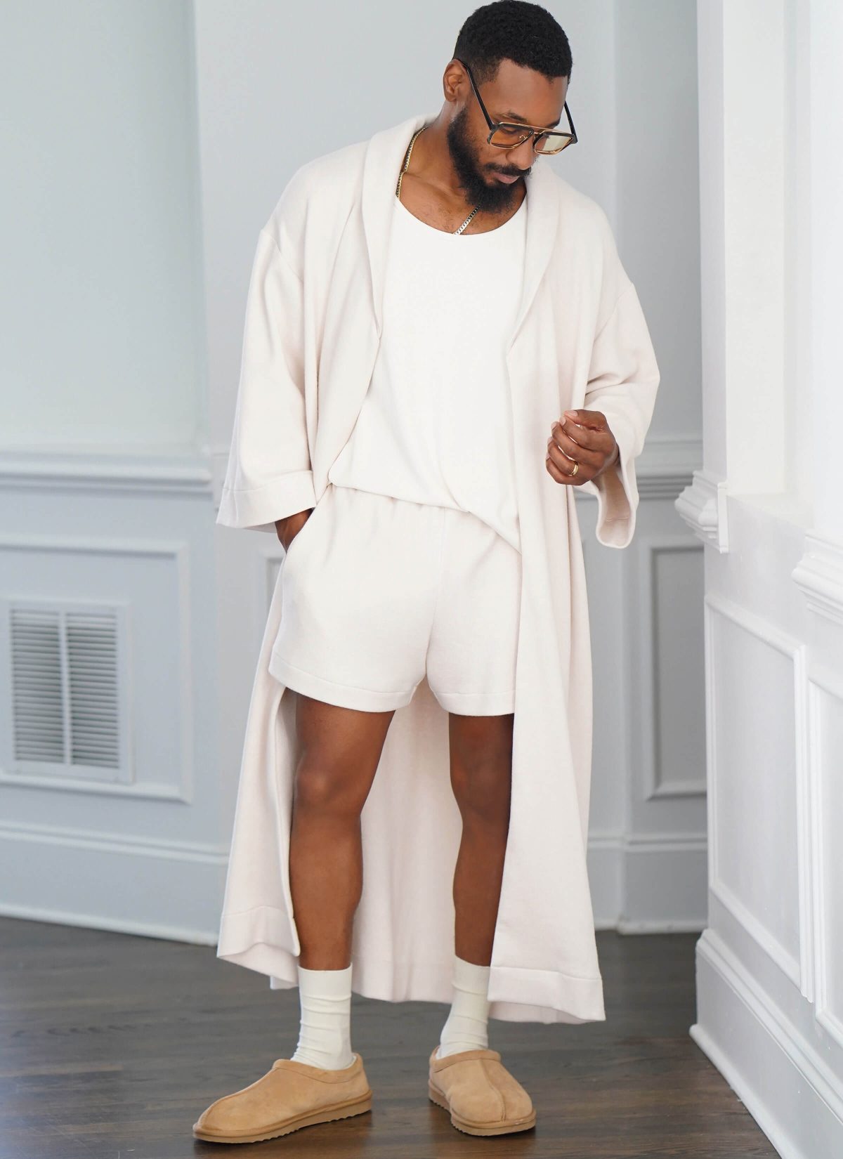 Simplicity Sewing Pattern S9931 Men’s Robe, Knit Tank Top, Trousers and ...
