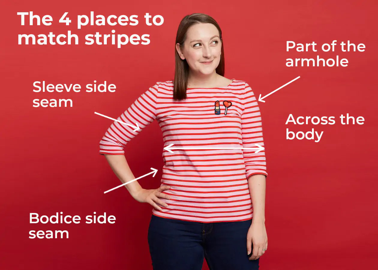 How to: pattern match stripes - Sewdirect Australia