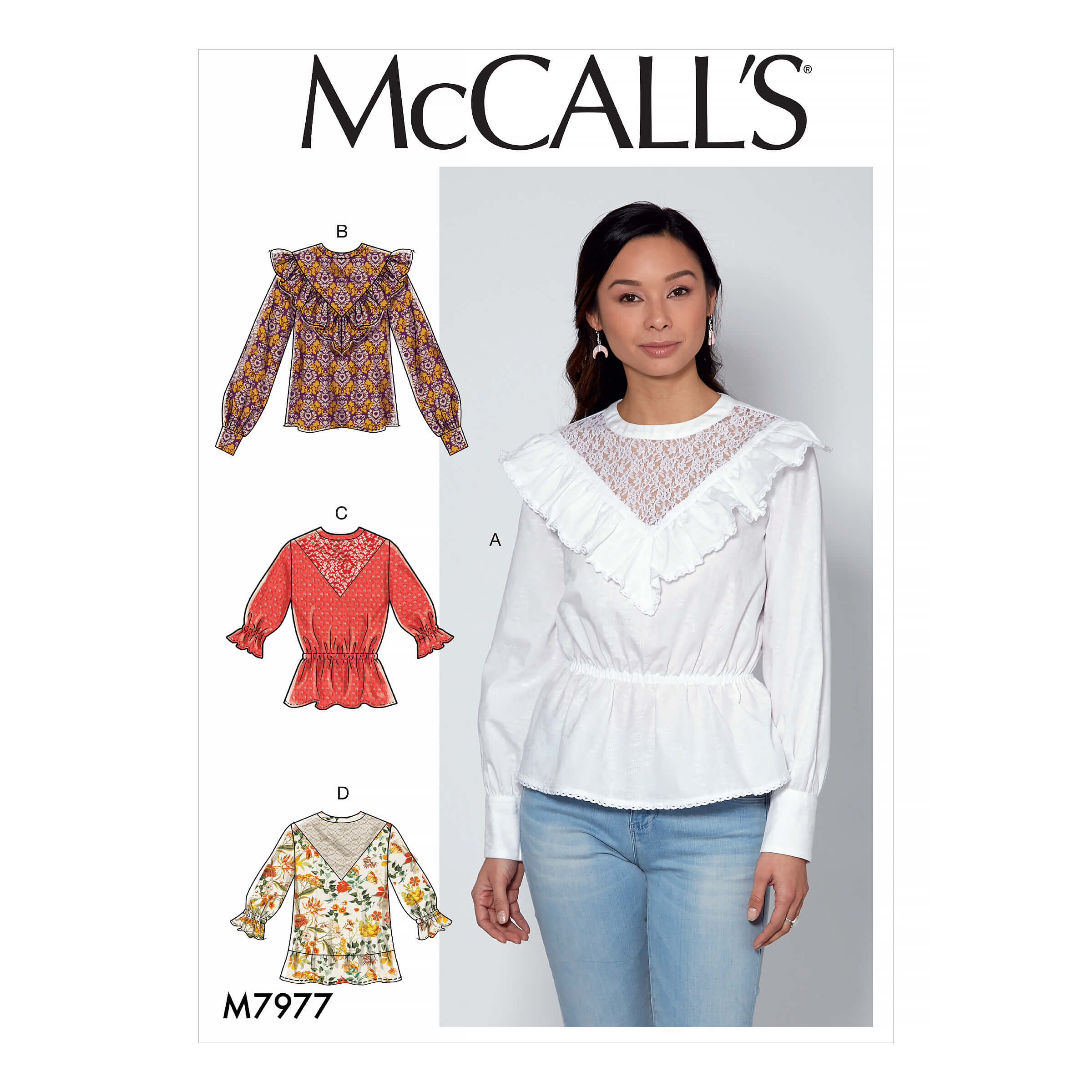 McCall’s Sewing Pattern M7977 Misses’ Top - Sewdirect Australia