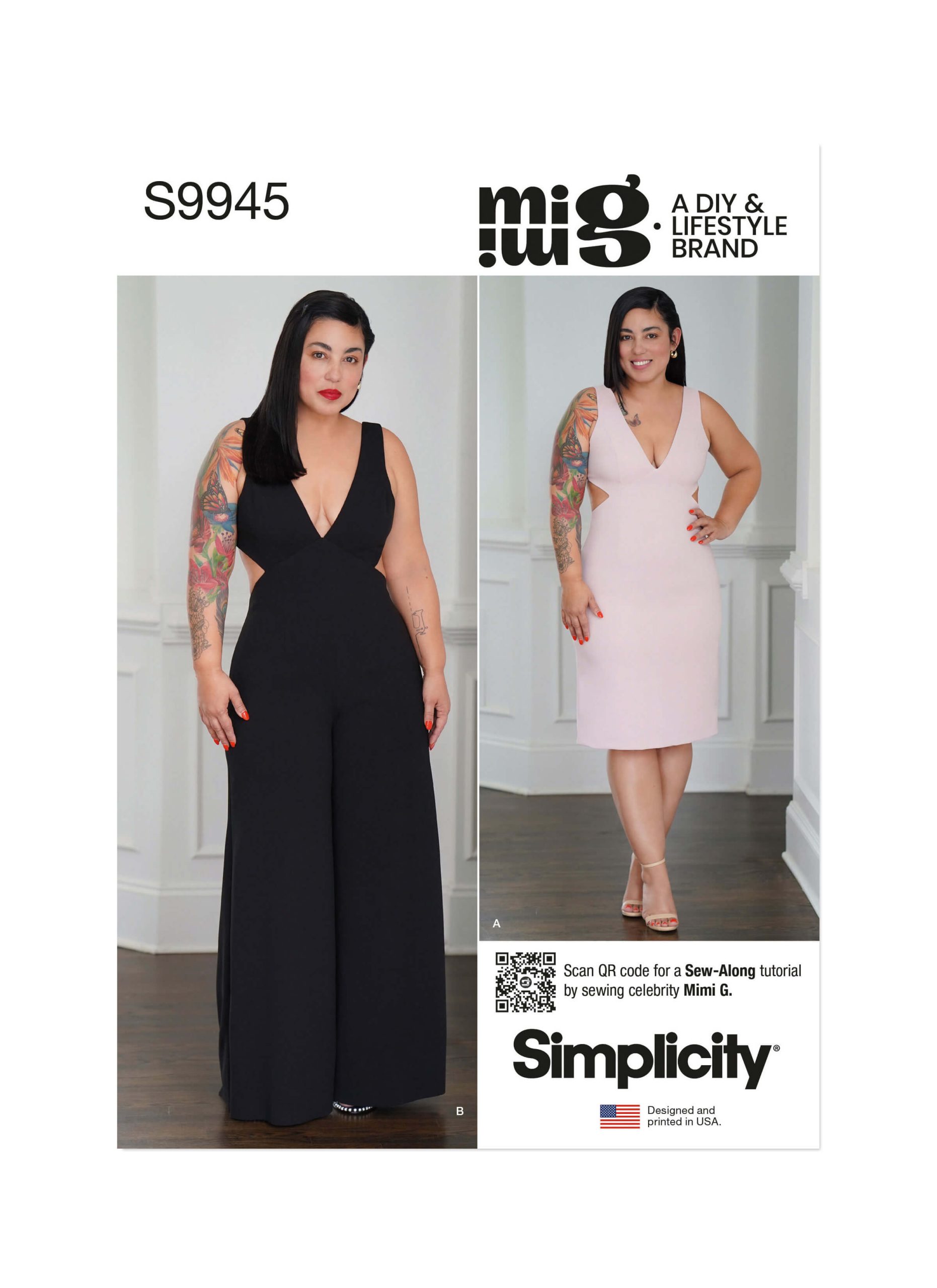 Simplicity Sewing Pattern S9945 Misses’ Dress and Jumpsuit by Mimi G ...