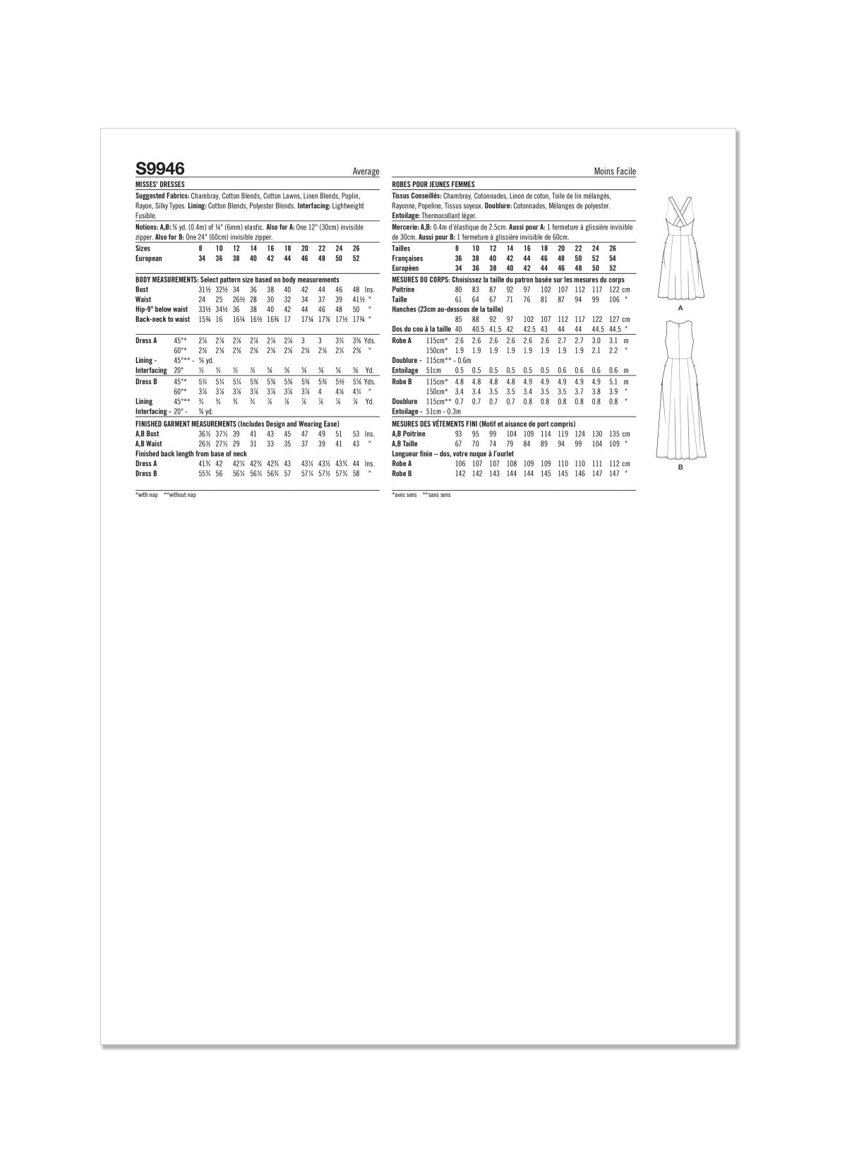 Simplicity Sewing Pattern S9946 Misses’ Dresses by Mimi G Style ...