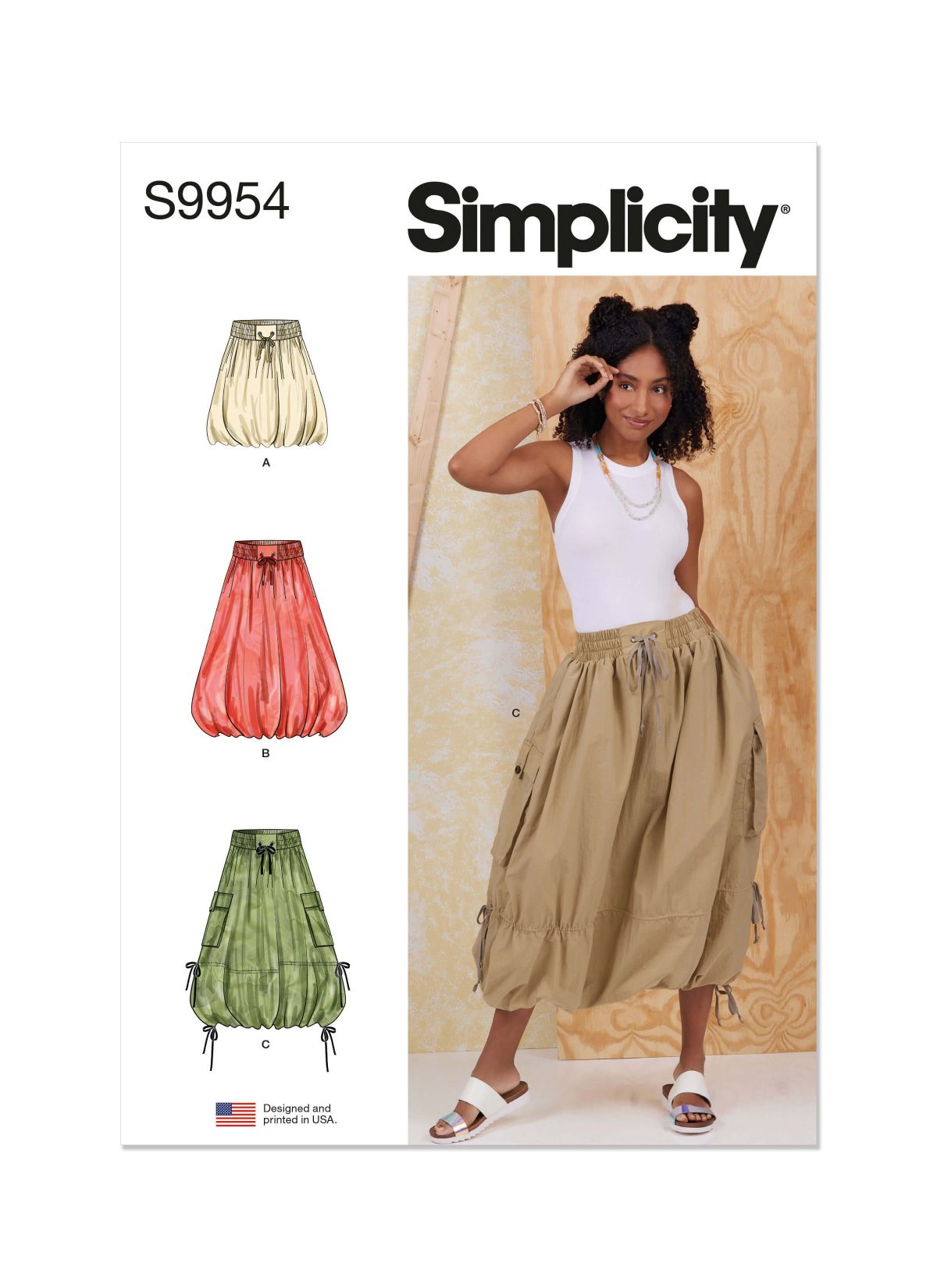 Simplicity Sewing Pattern S9954 Misses’ Skirts - Sewdirect Australia