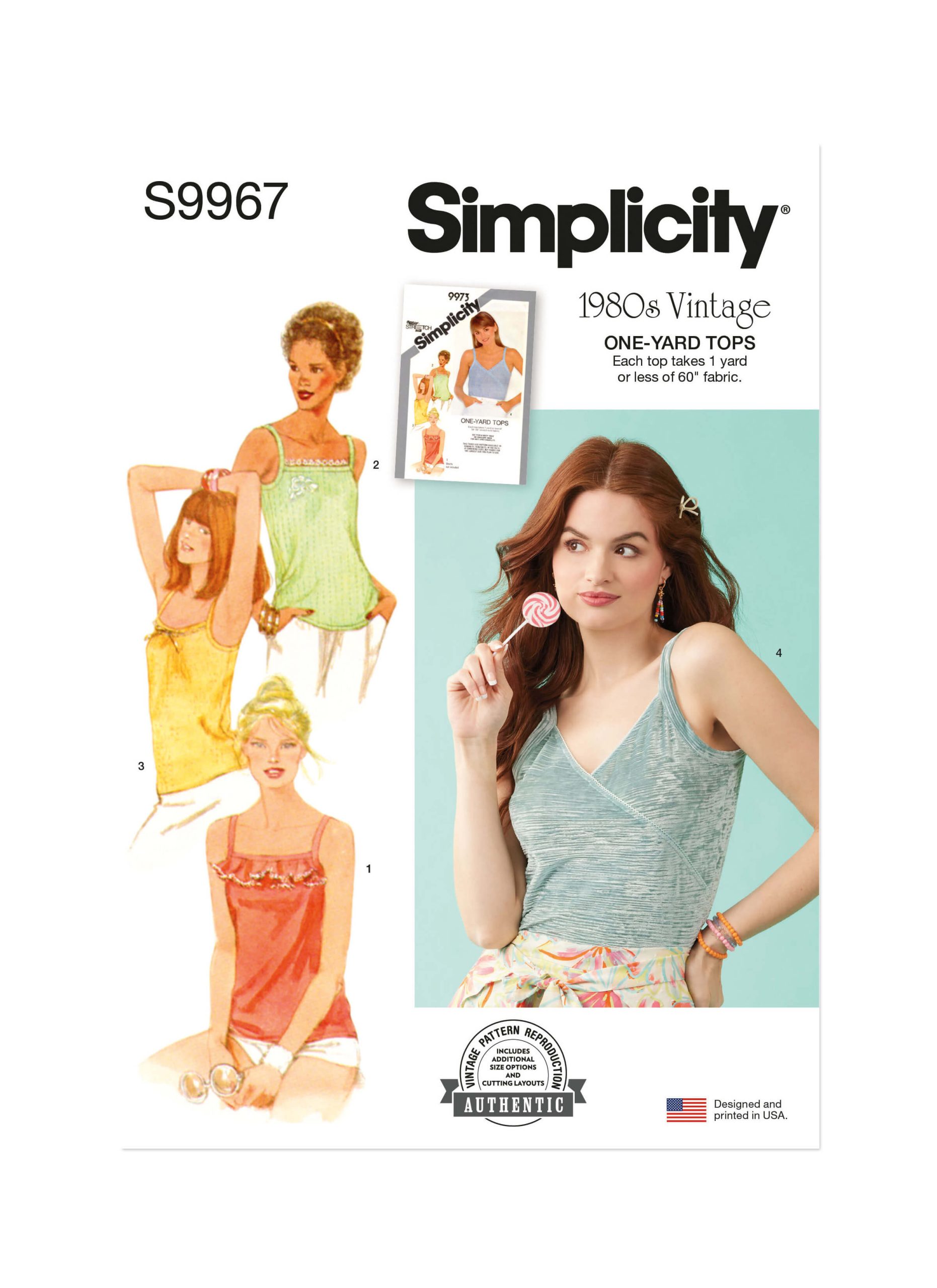 Simplicity Sewing Pattern S9967 Misses’ Pullover Knit Tops - Sewdirect ...