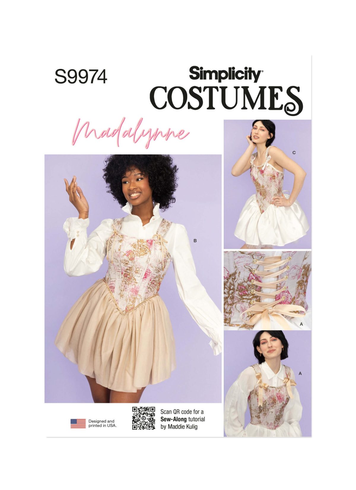 Simplicity Sewing Pattern S9974 Misses’ Corsets by Madalynne Intimates ...