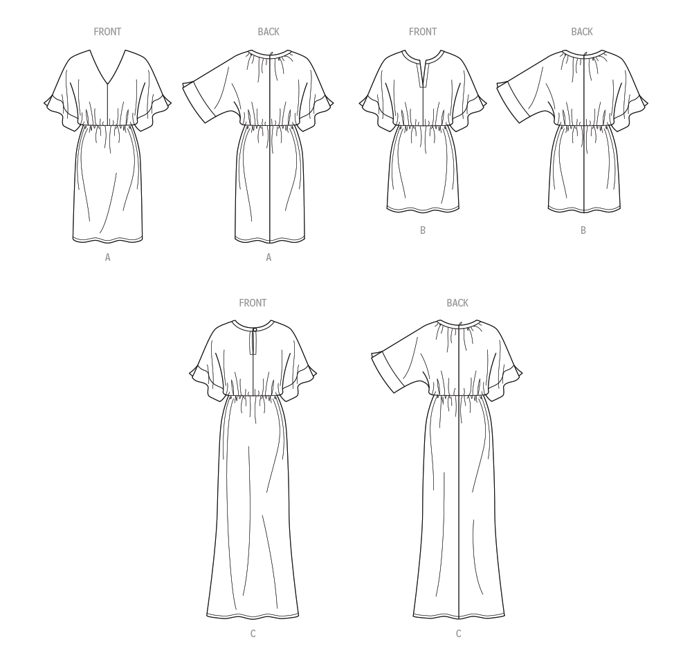 Simplicity Sewing Pattern S9781 Misses’ Dresses - Sewdirect Australia