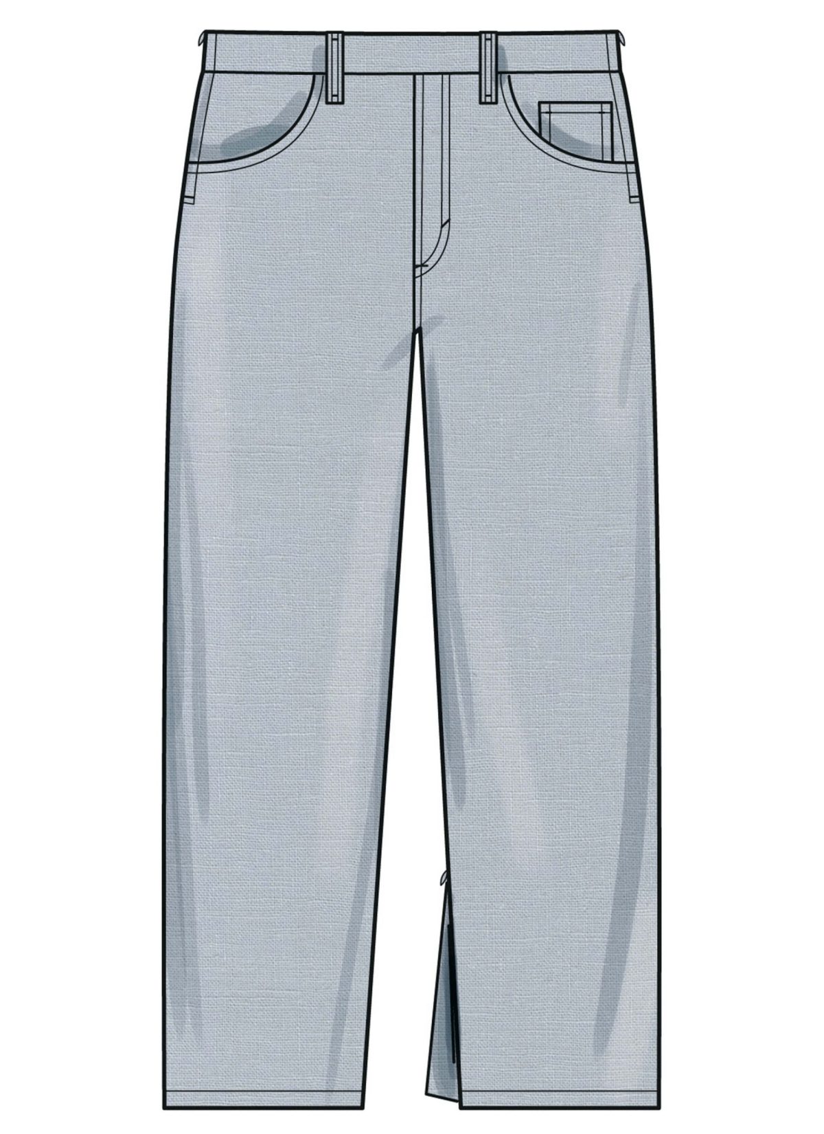 Simplicity Sewing Pattern S3020 Unisex Adaptive Jeans by Sewn Adaptive ...