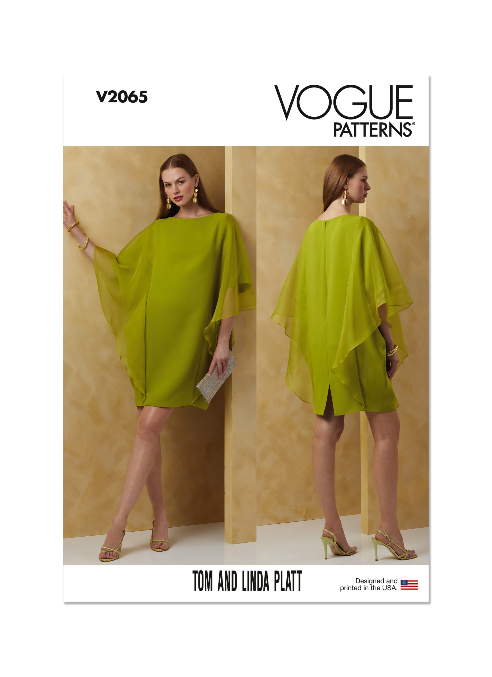 Vogue Sewing Pattern V2065 Misses’ Dress by Tom And Linda Platt ...