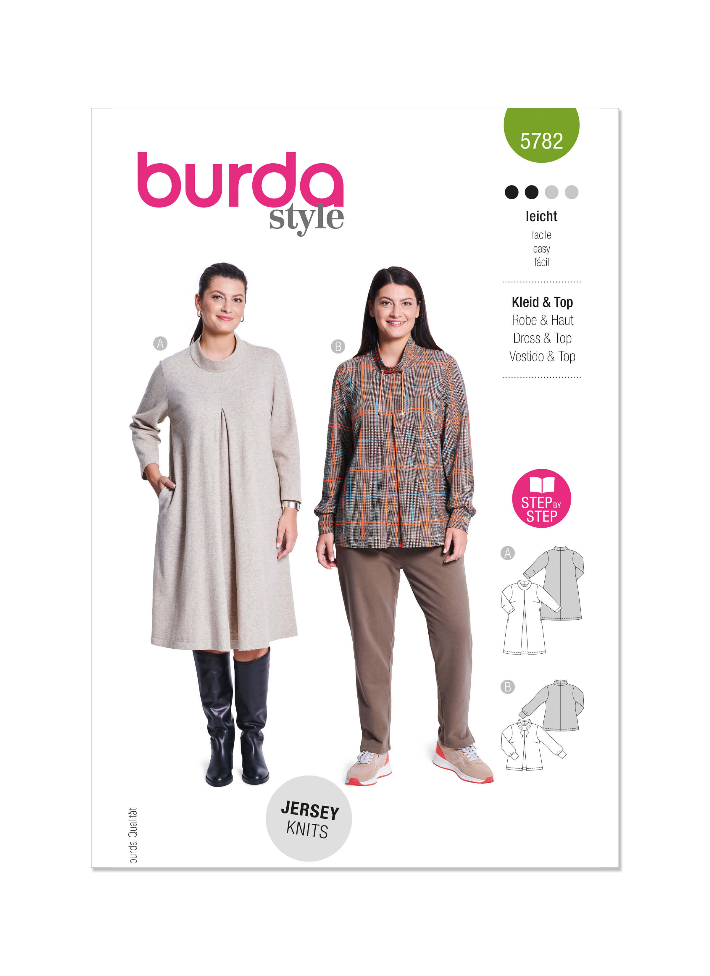 Burda Style Pattern 5782 Misses’ Dress and Tunic - Sewdirect Australia