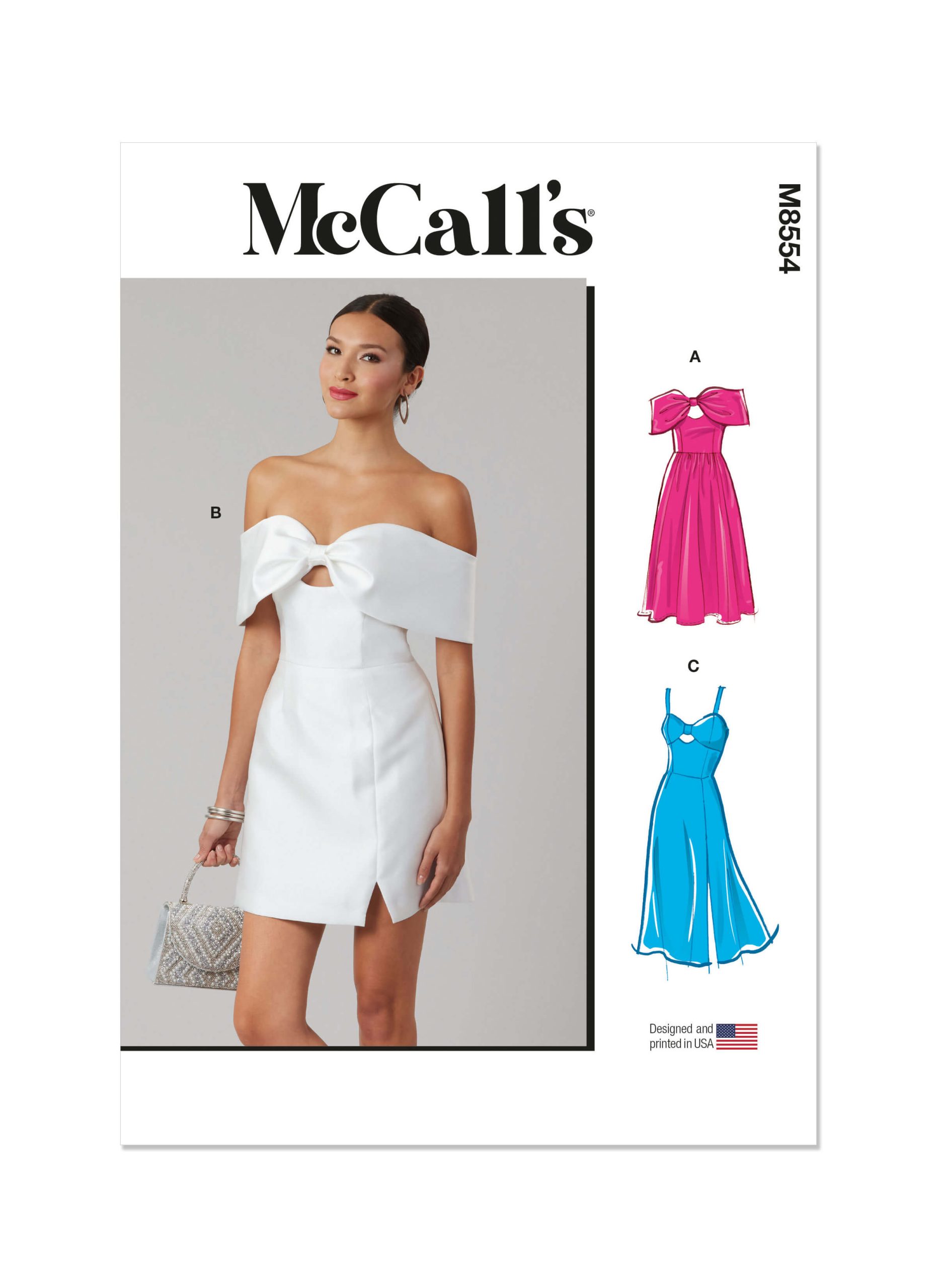 McCall’s Sewing Pattern M8554 Misses’ Dresses - Sewdirect Australia