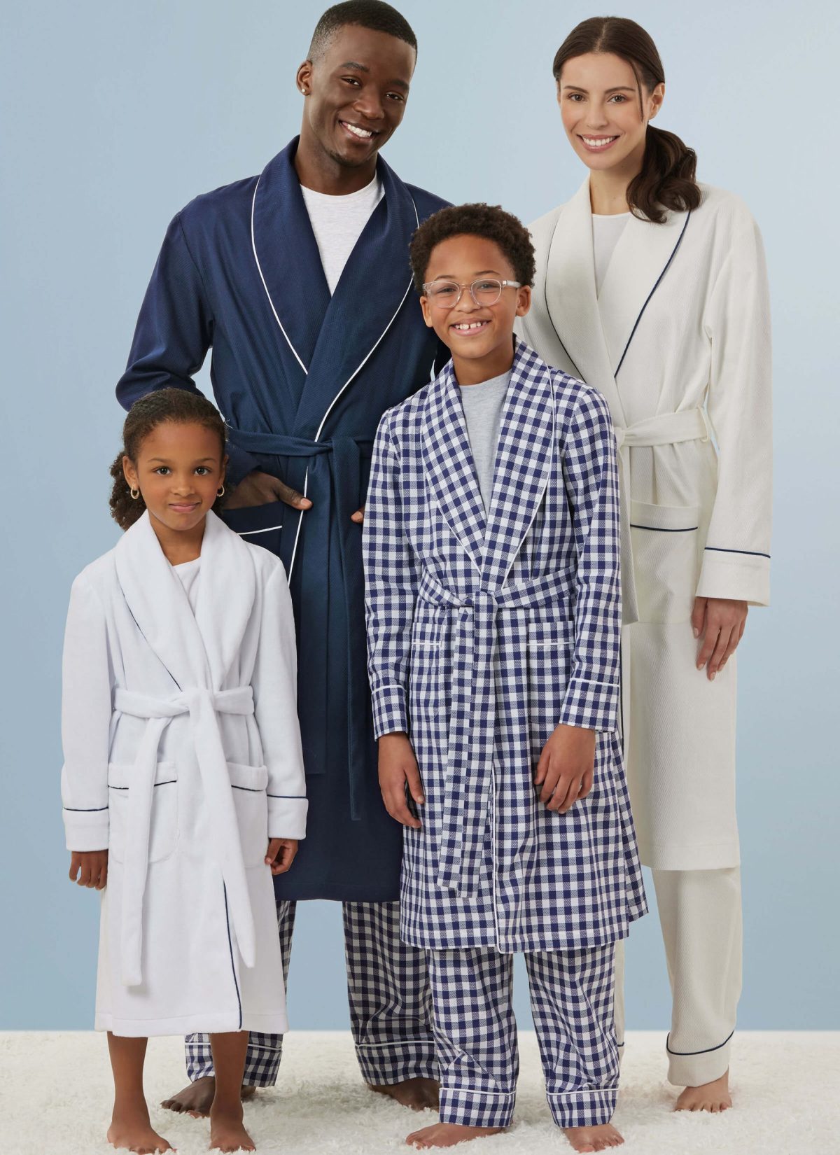 Simplicity Sewing Pattern S3109 Girls’ and Boys’ and Adults’ Robe ...