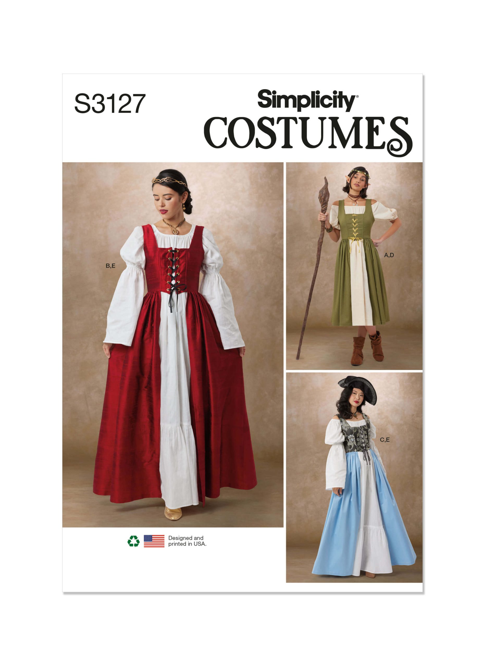 Simplicity Sewing Pattern S3127 Misses’ Costumes - Sewdirect Australia