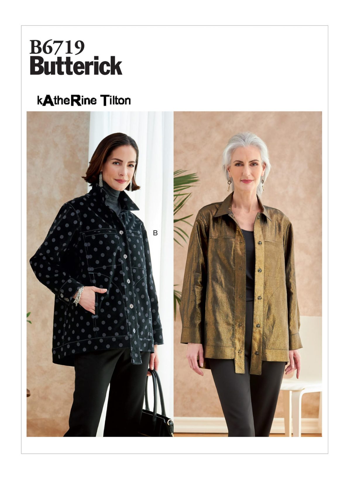 Butterick Sewing Pattern B6719 Misses’ Jacket - Sewdirect Australia