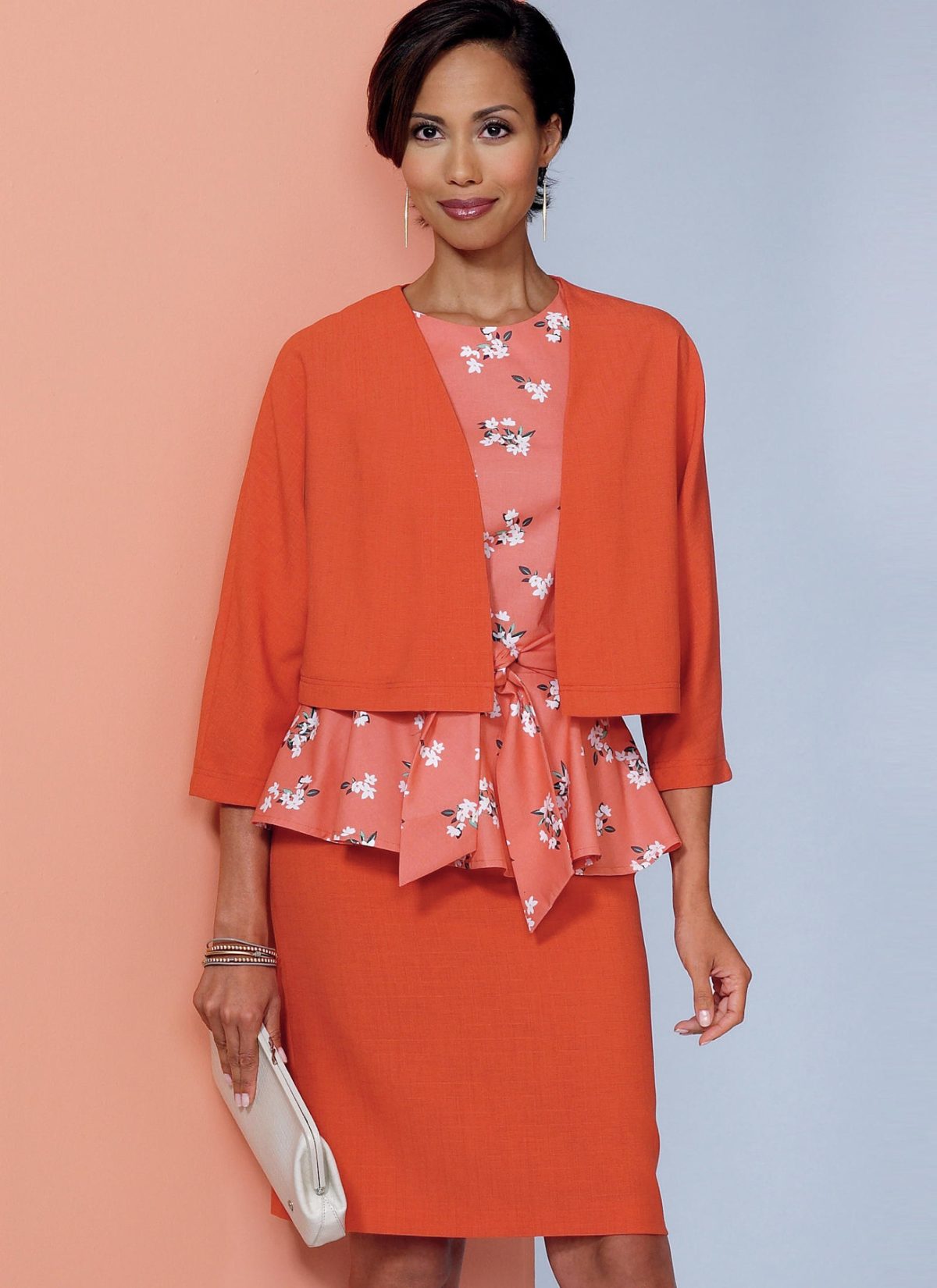 Butterick Sewing Pattern B6463 Misses’ Dolman-Sleeve Jacket, Attached ...